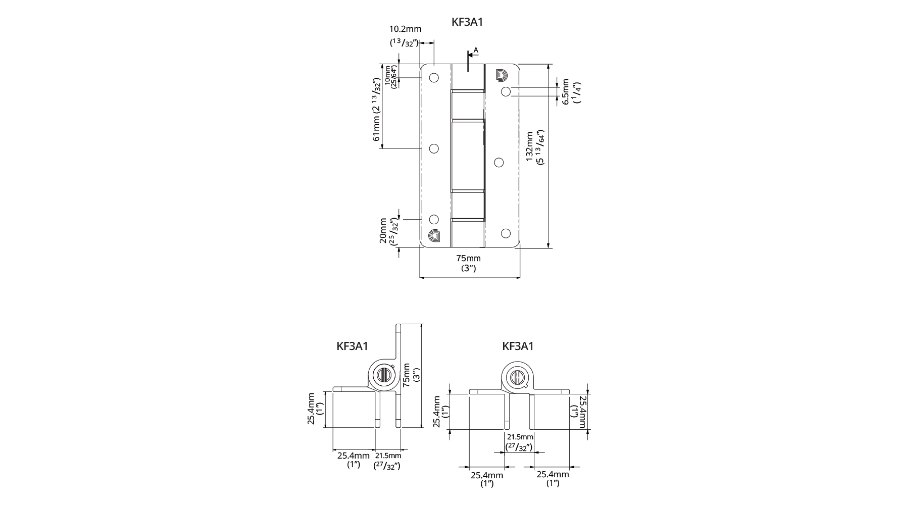 Components :: Hinges & Hardware :: KWIKFIT™ ALUMINUM HINGE - West Coast ...