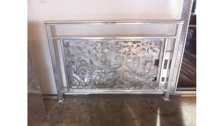 Railings/Balconies :: Custom Aluminum Floral Railing - West Coast ...
